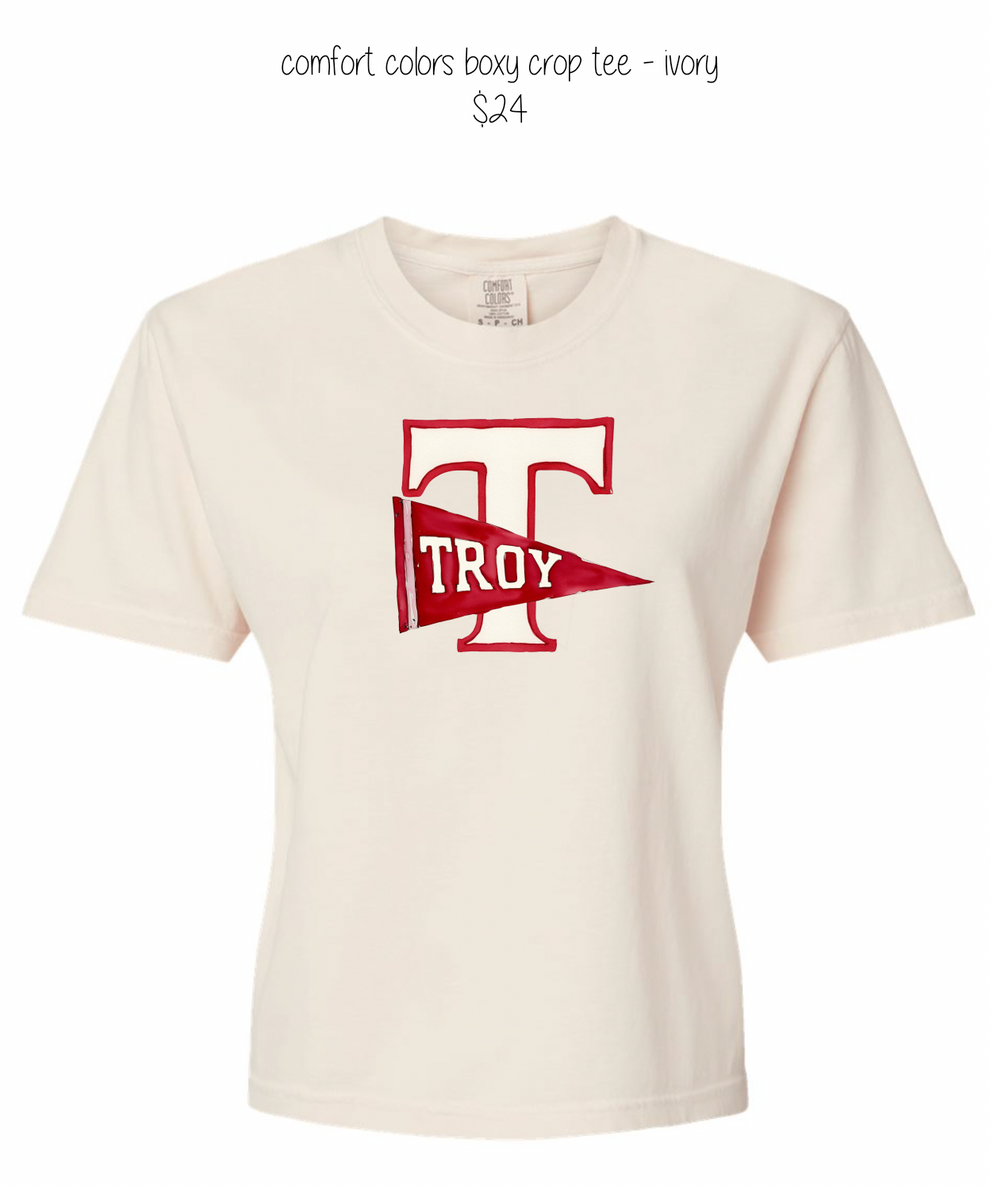 Troy Pennant - Comfort Colors Boxy Crop Tee – North Main Clothing & Design